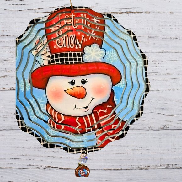 Holiday | Snowman Wind Spinner | Poshmark